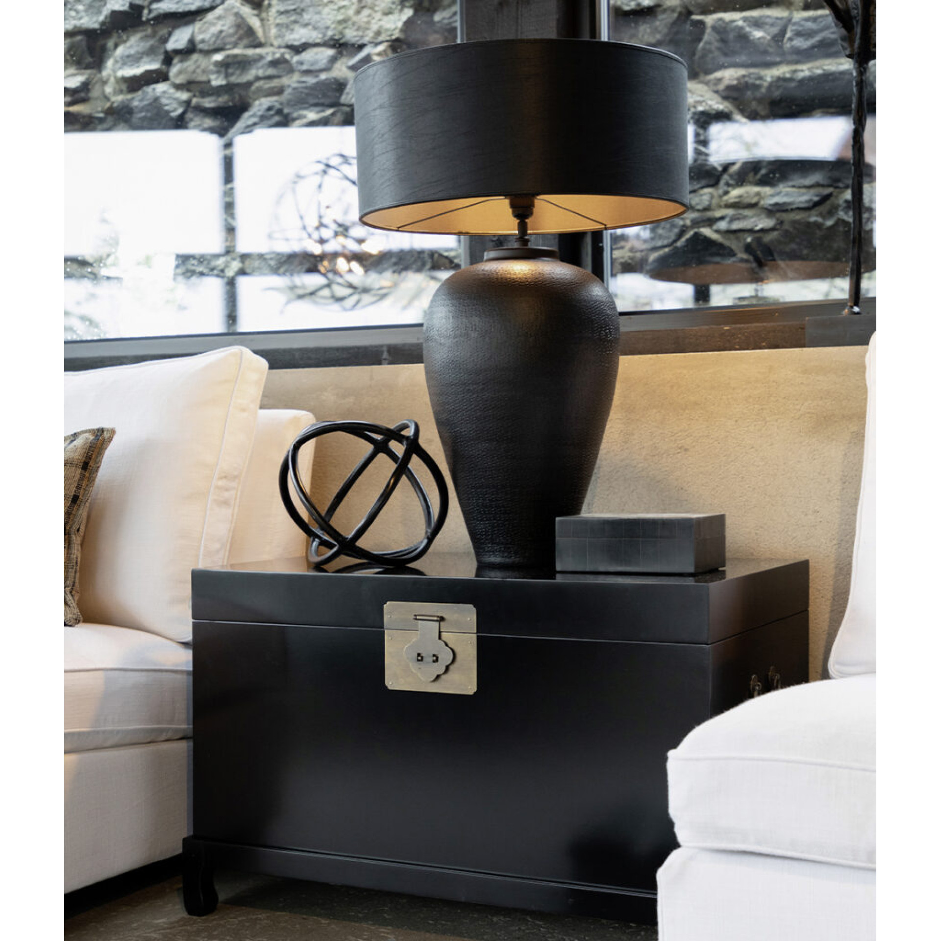 Lamp base Florence Tablelamp Black 60cm Artwood LampKompaniet