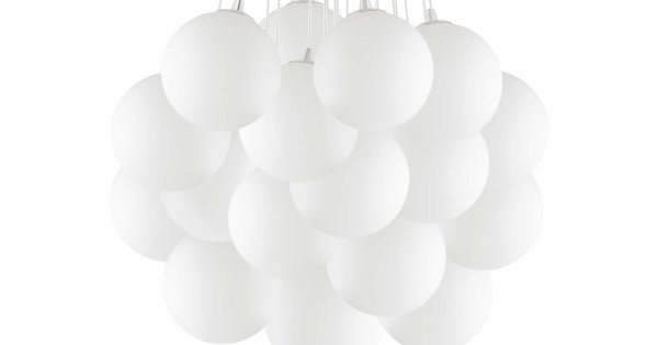 Mapa Plus SP22 kristallkrona vit 80cm Ideal-Lux 140230 | LampKompaniet